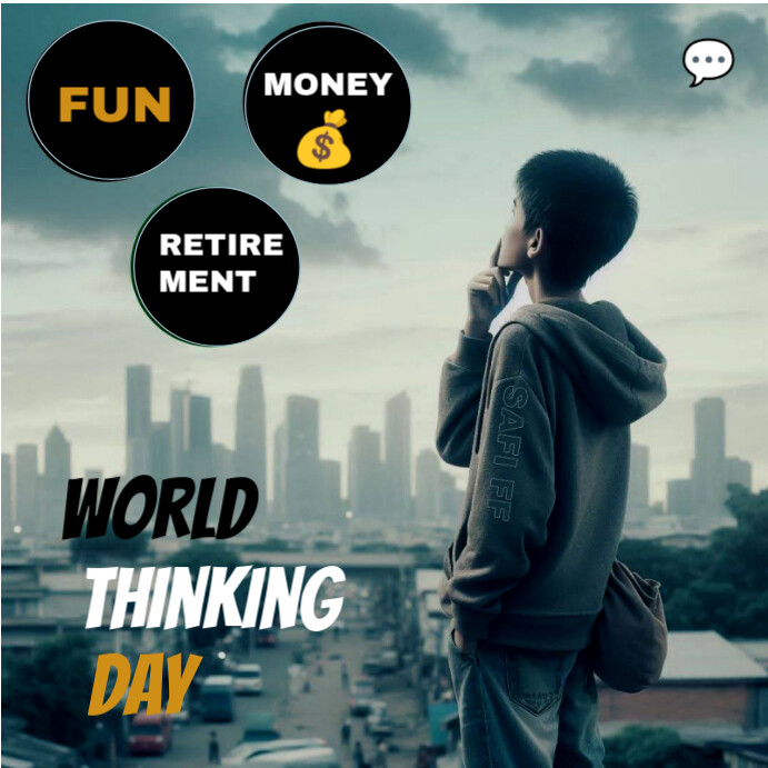 Plantilla de Thinking Instagram Post | PosterMyWall