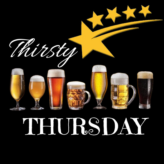 Thirsty Thursday Template | PosterMyWall