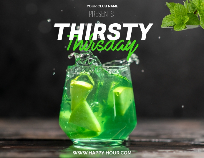Copy of Thirsty Thursday | PosterMyWall