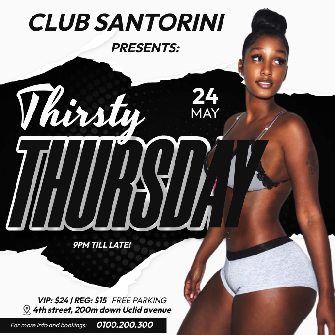Copy of Thirsty thursday | PosterMyWall