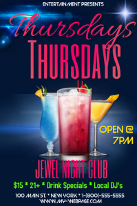 thirsty thursdays Template | PosterMyWall