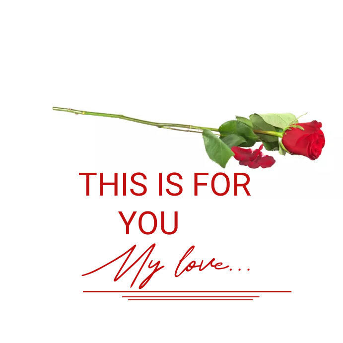 This is for you Template | PosterMyWall
