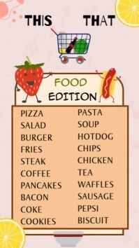 THIS OR THAT Template | PosterMyWall