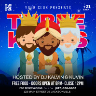 Threee Kings Event Template | PosterMyWall