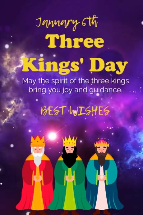Three Kings Day Celebration Template | PosterMyWall