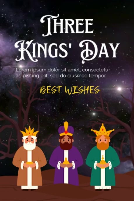 Three Kings Day Celebration Template | PosterMyWall