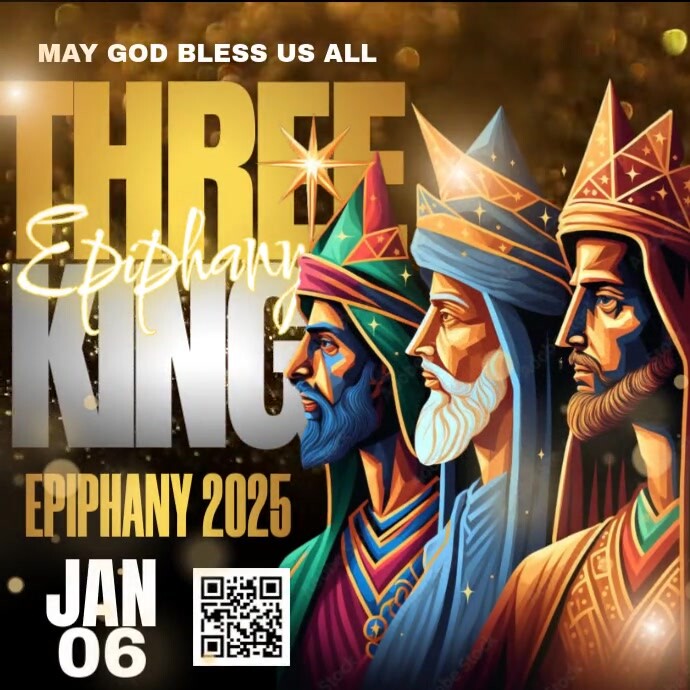 Three Kings Epiphany 2025 Template | PosterMyWall