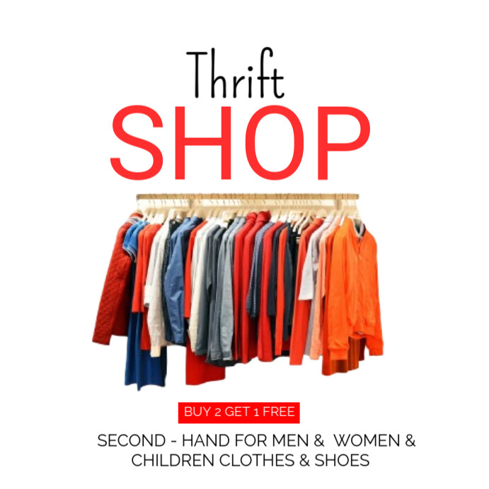 Thrift shop Template | PosterMyWall