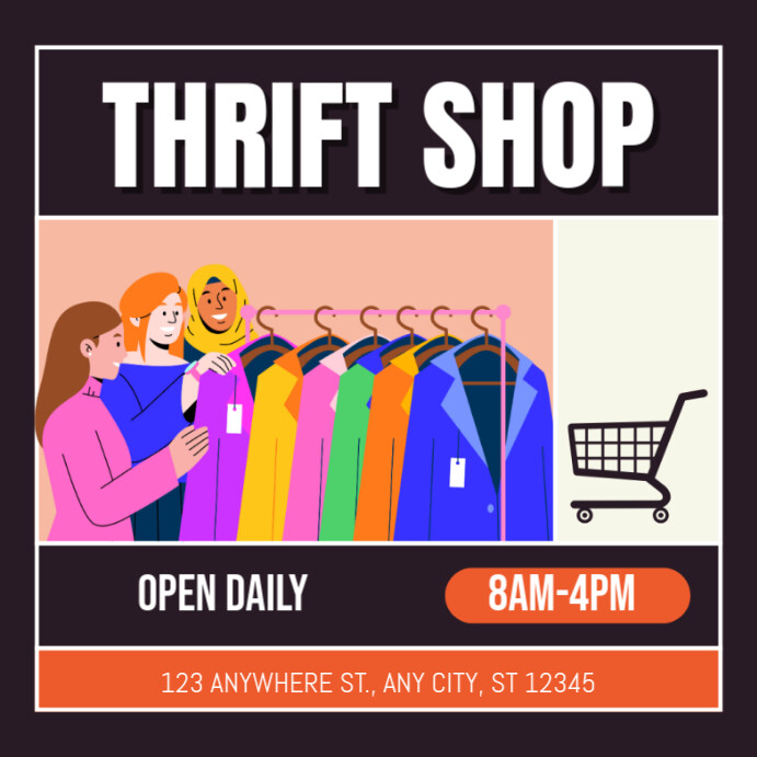 thrift store Template | PosterMyWall
