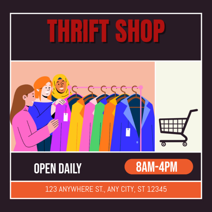 thrift store Template | PosterMyWall