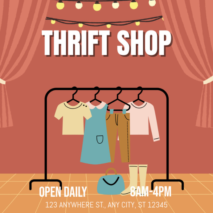 thrift store Template | PosterMyWall