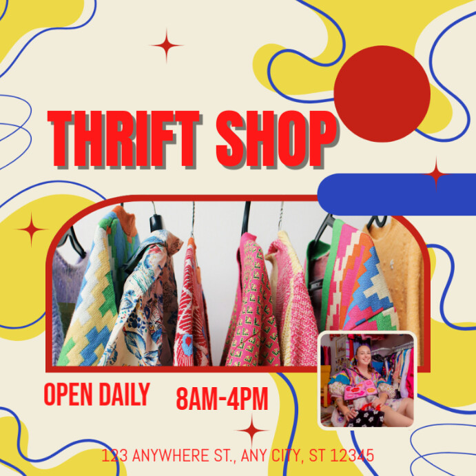 thrift store Template | PosterMyWall