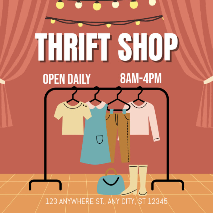 thrift store Template | PosterMyWall