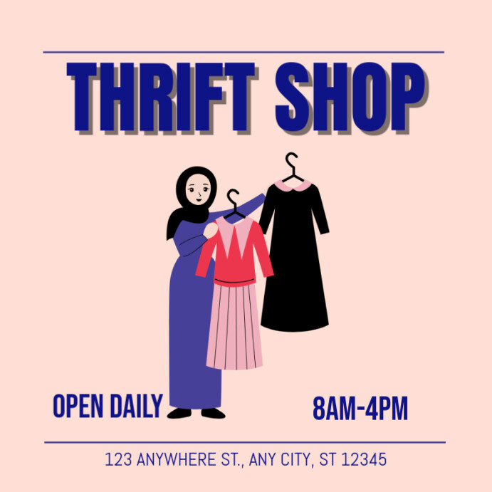 thrift store Template | PosterMyWall