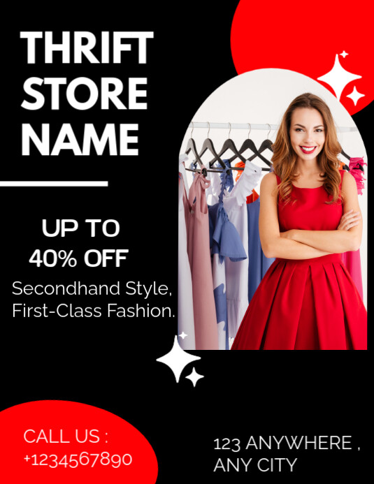 Thrift Store Flyer Templates | PosterMyWall