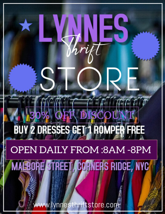 Thrift Store Template | PosterMyWall