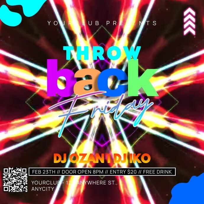 Throw Back Friday Template | PosterMyWall