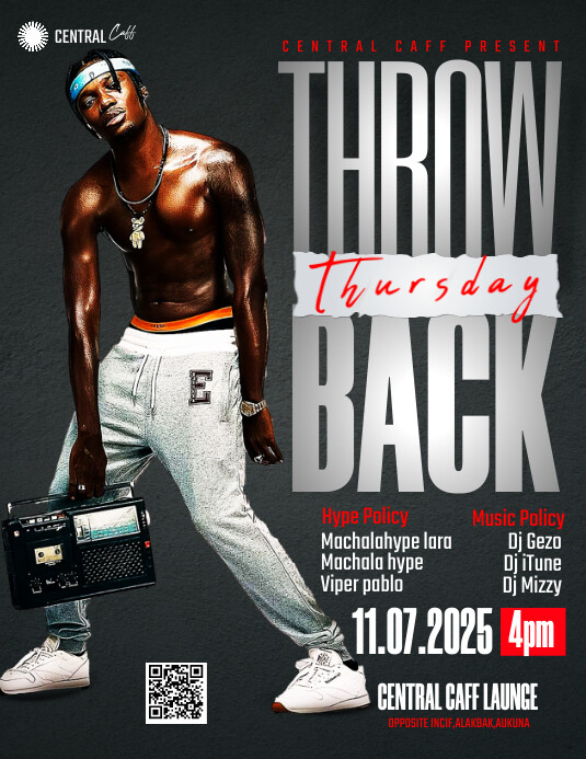 Copy of Throw Back Party Flyer | PosterMyWall