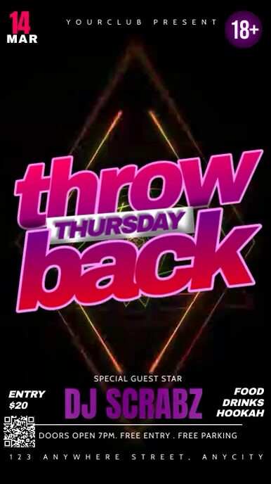 Copy of Throw Back Thursday | PosterMyWall