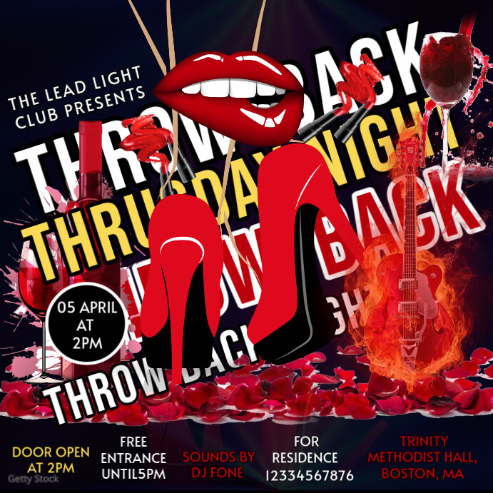Copy of THROW BACK Thursday Flyer | PosterMyWall