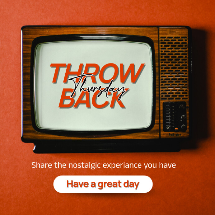 Throw back Tuesday Template | PosterMyWall