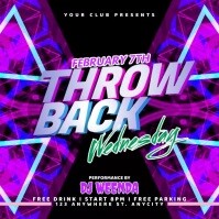 Wednesday Throw Back Template | PosterMyWall