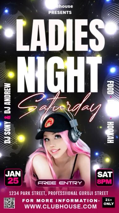 throwback 90's club event poster Templat | PosterMyWall