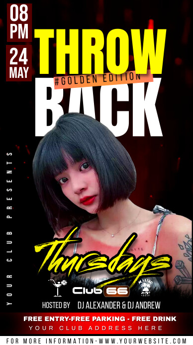 throwback Templat | PosterMyWall