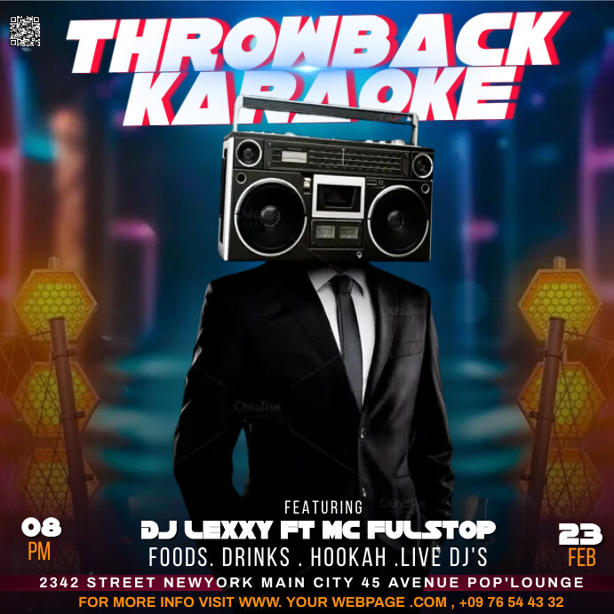 Copy of throwback event posters | PosterMyWall