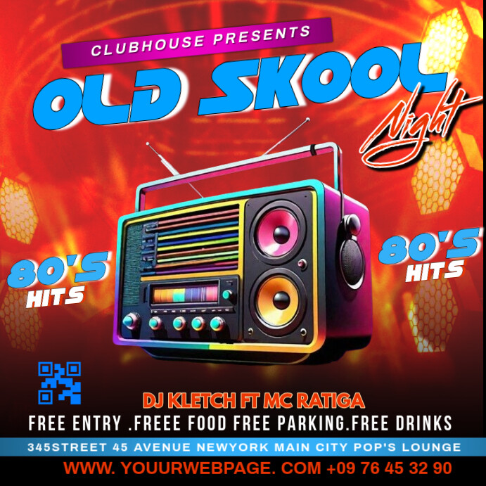 Throwback music flyers Templat | PosterMyWall