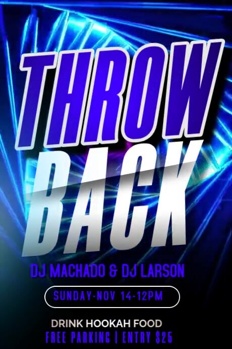 Modèle Throwback Night Party | PosterMyWall