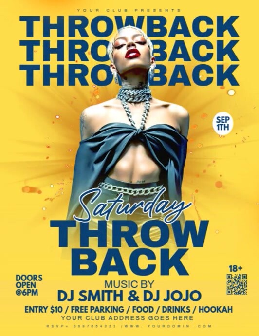 Throwback Saturday Template | PosterMyWall