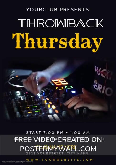 Throwback thursday (1) Template | PosterMyWall