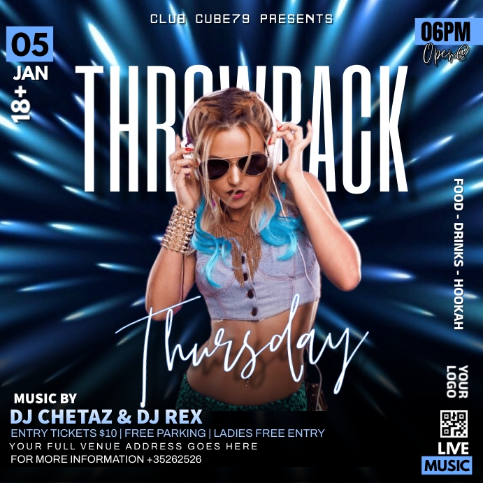 Throwback Thursday Template | PosterMyWall