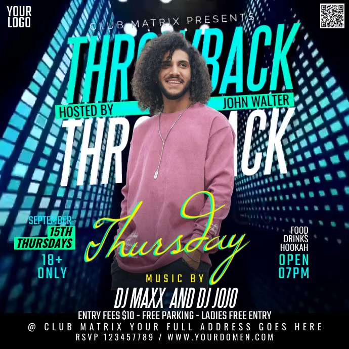 Throwback Thursday Template | PosterMyWall