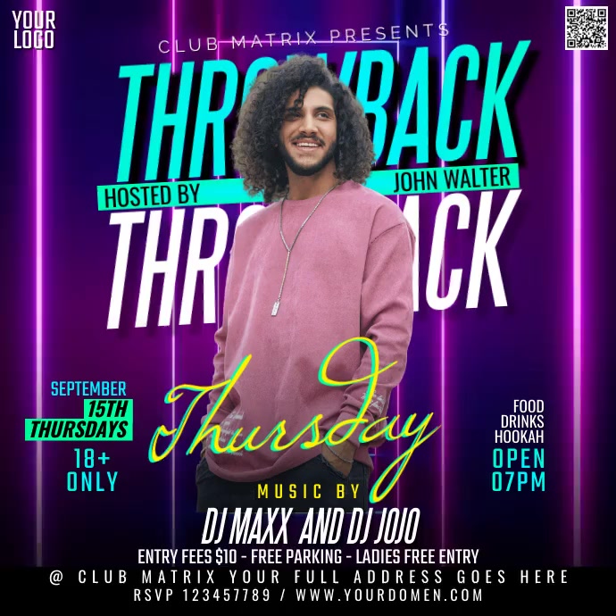 วันพฤหัสบดี เทมเพลต | PosterMyWall