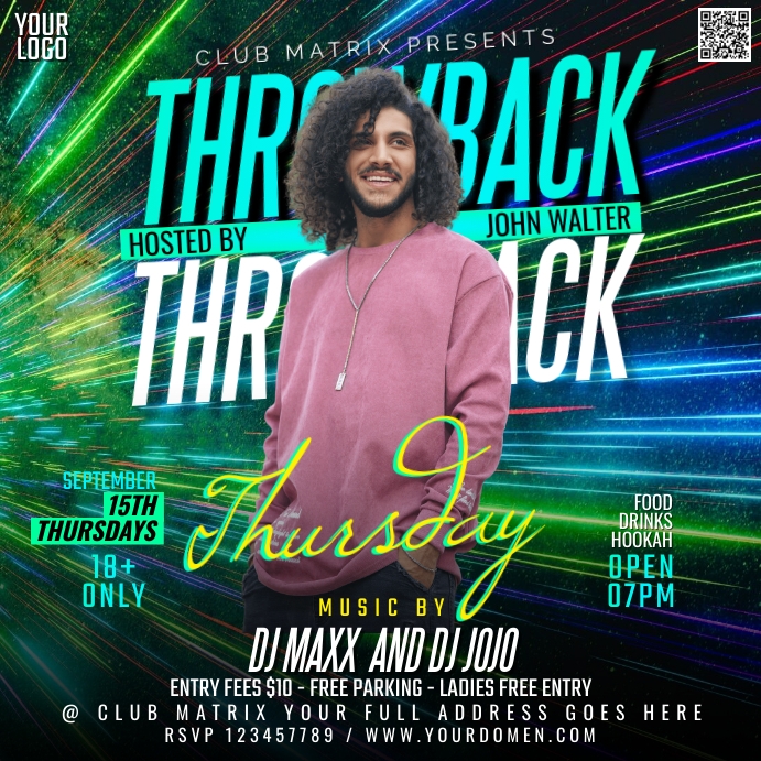 Throwback Thursday Template | PosterMyWall