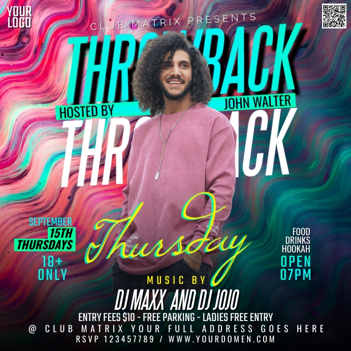 Modèle Throwback Jeudi | PosterMyWall