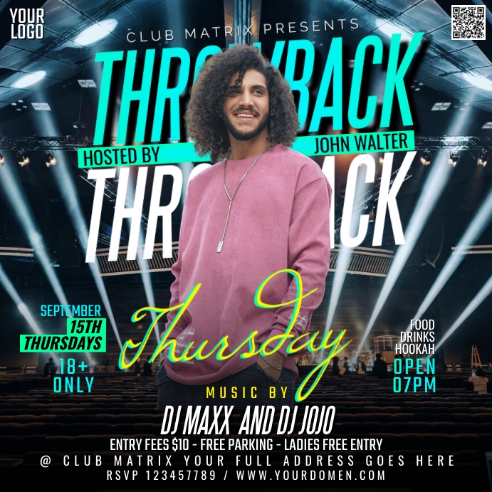 Throwback Thursday Template | PosterMyWall