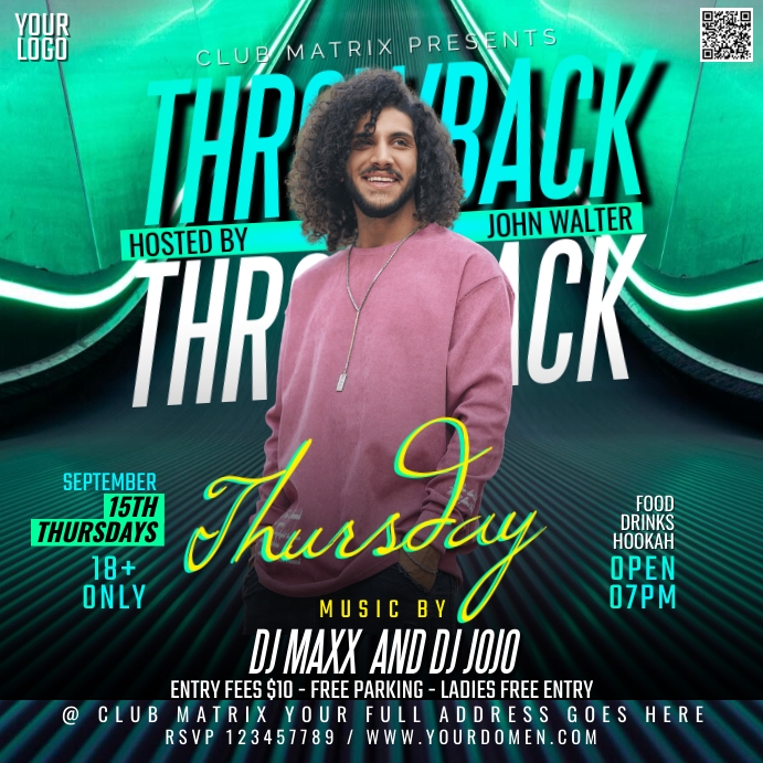 Plantilla de Throwback Thursday | PosterMyWall