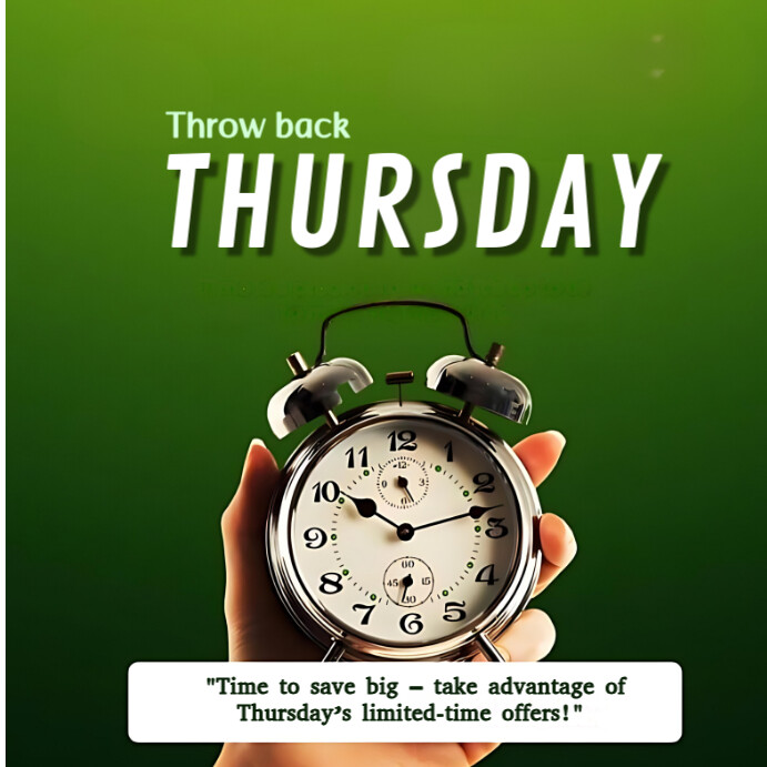 throwback thursday Templat | PosterMyWall