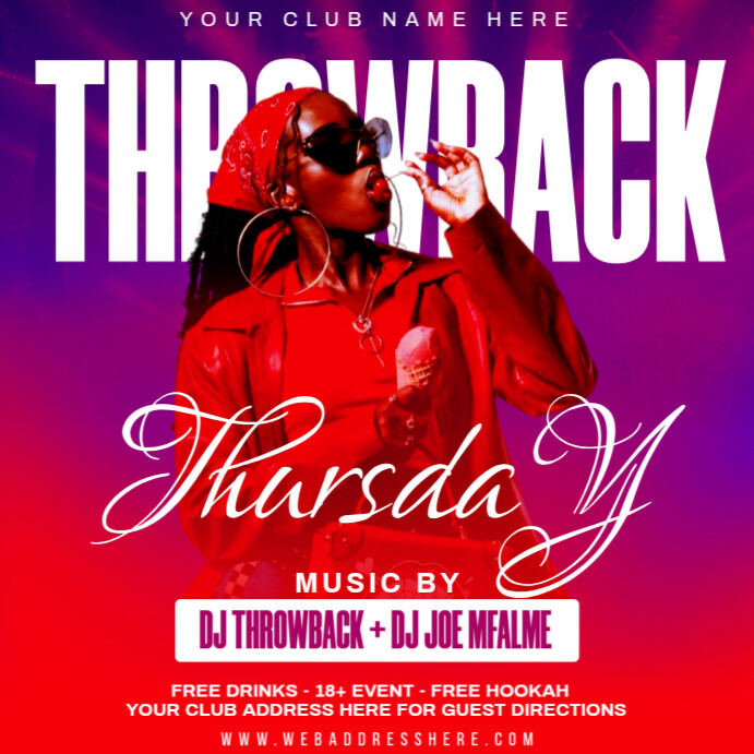 Copy of Throwback thursday flyer | PosterMyWall