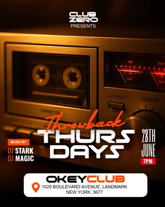Copy of Throwback Thursday flyer template | PosterMyWall