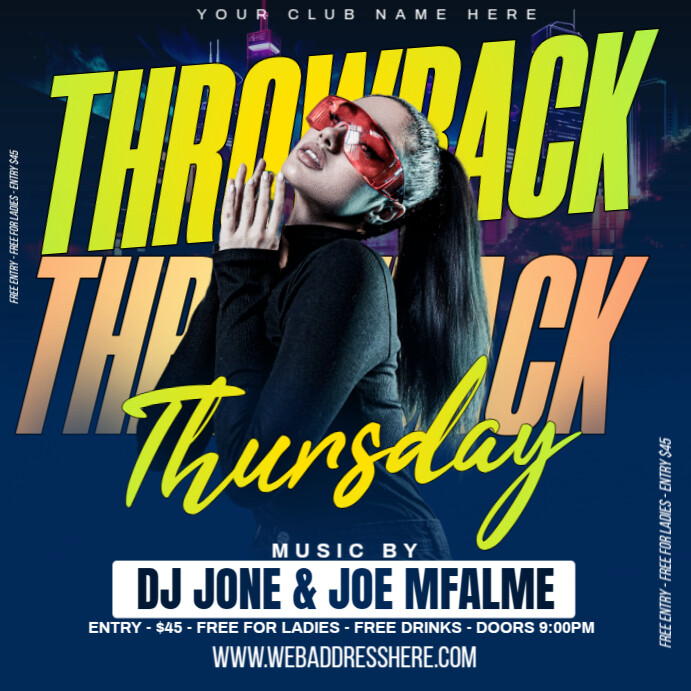 Throwback thursday poster Template | PosterMyWall