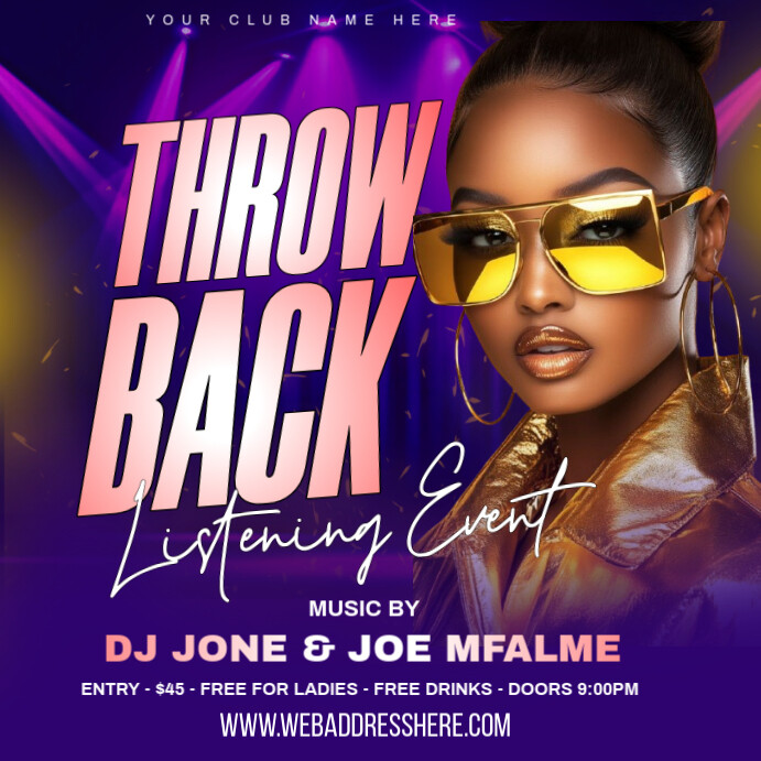 Throwback thursday poster Templat | PosterMyWall