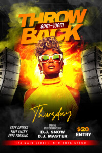 Throwback posters Template | PosterMyWall