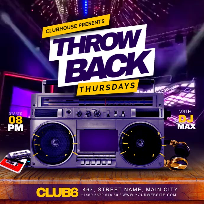 throwback thursdays Template | PosterMyWall