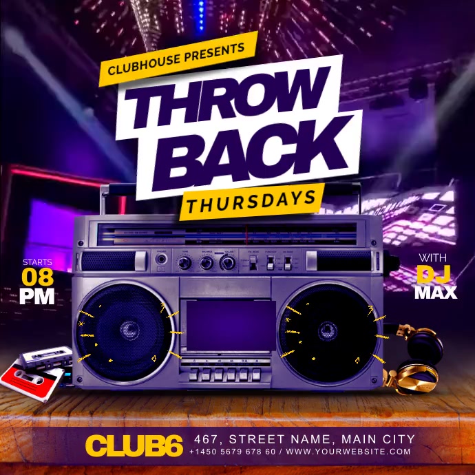 throwback thursdays Template | PosterMyWall