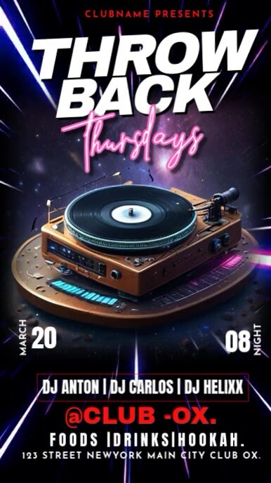 throwback thursdays posters Template | PosterMyWall