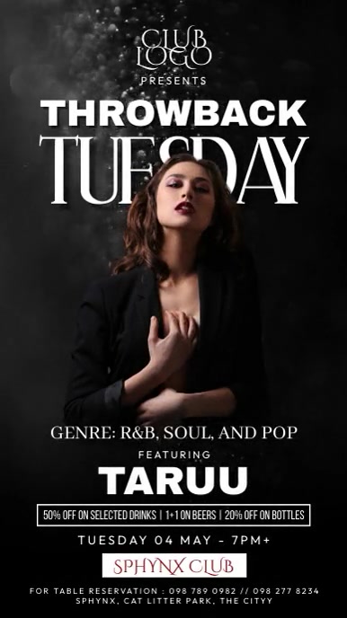 Throwback Tuesdays Template | PosterMyWall